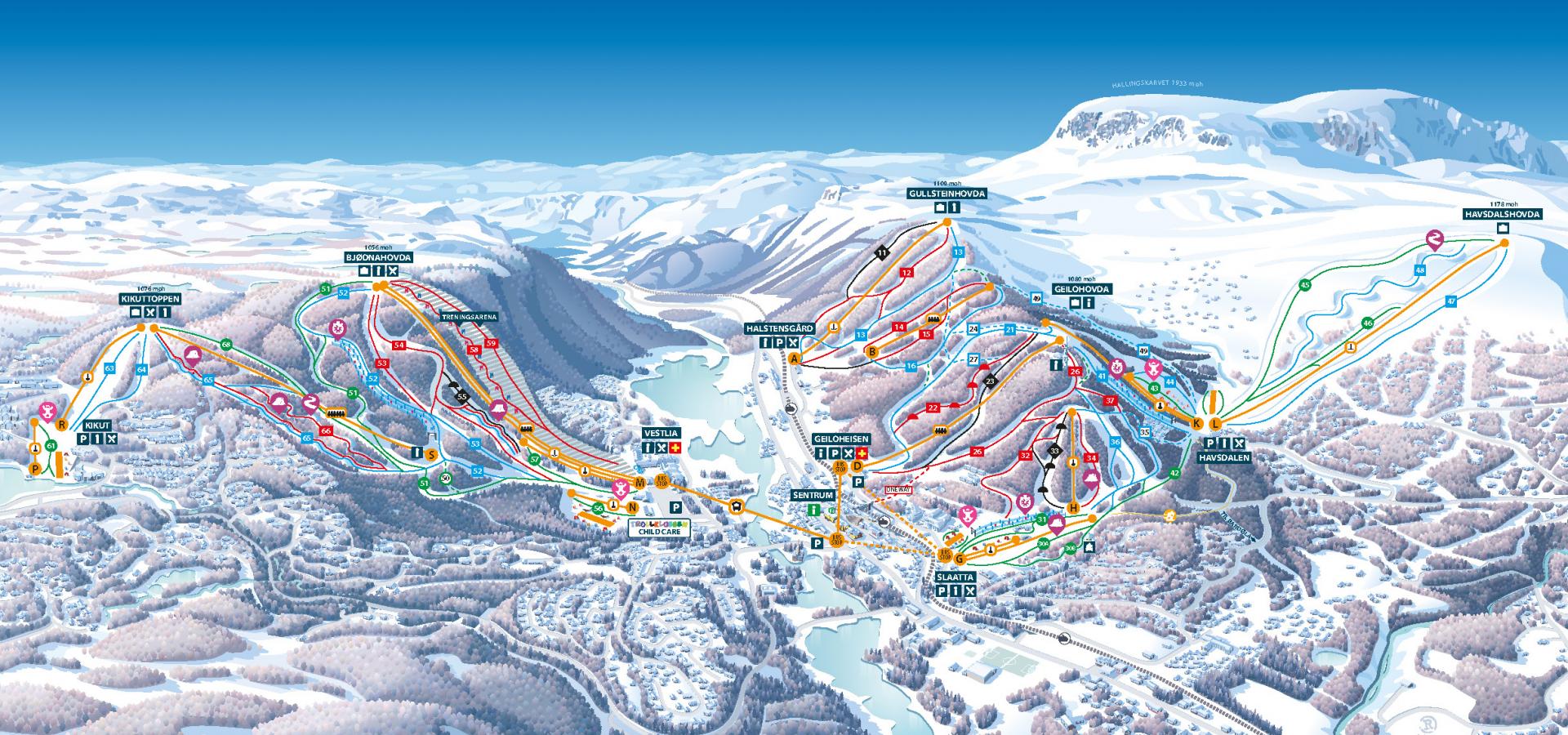 Geilo - Alpinkart | Geilo